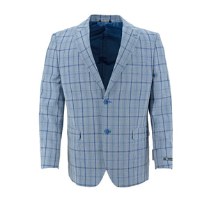 Traje Caravelli 2 Botones Cuadros P/ Caballeros