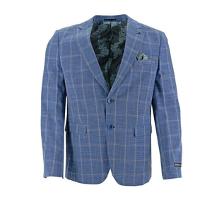 Traje Alberto Cardinali 2 Botones Cuadros P/ Caballeros